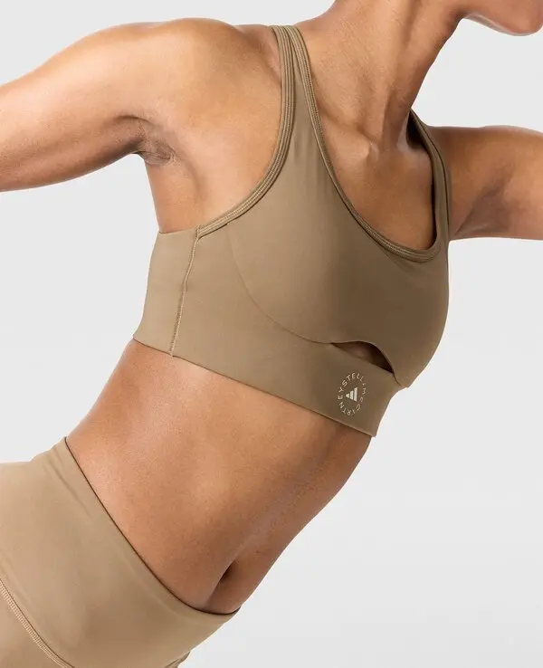 Stella McCartney Truestrength Yoga Bra - Brown