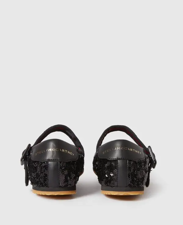 Stella McCartney Ryder Sequin Ballet Flats