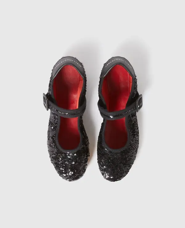 Stella McCartney Ryder Sequin Ballet Flats