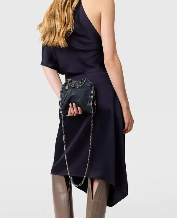 Stella McCartney Asymmetric Tie-neck Midi Dress