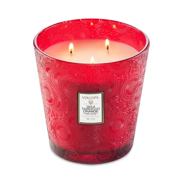 Voluspa Goji Tarocco Orange 3 Wick Hearth Candle