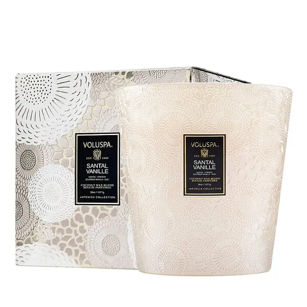 Voluspa Santal Vanille 3 Wick Hearth Candle, 38 Oz - No Color