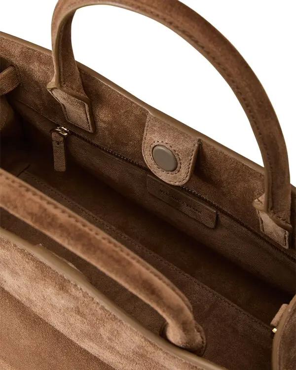 Veronica Beard Suede Dash Bag - Bark