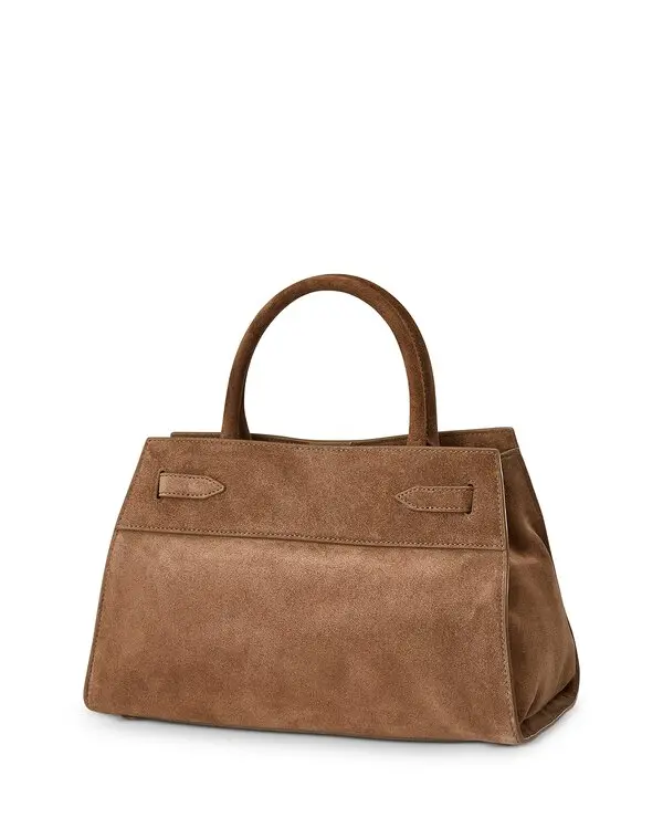 Veronica Beard Suede Dash Bag - Bark