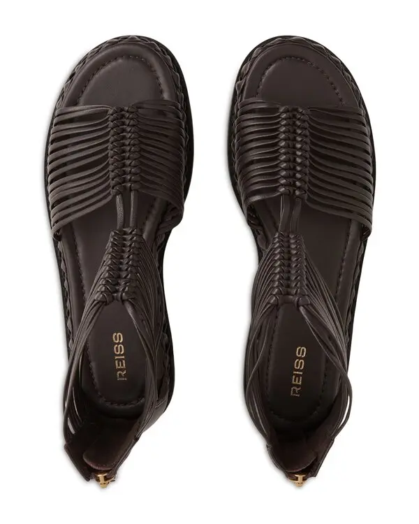 REISS Tiegan High Rope Sandals