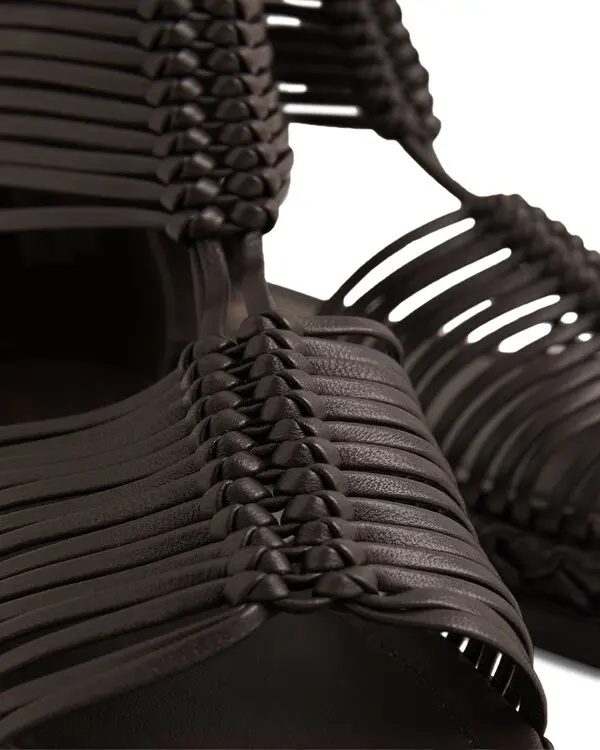 REISS Tiegan High Rope Sandals