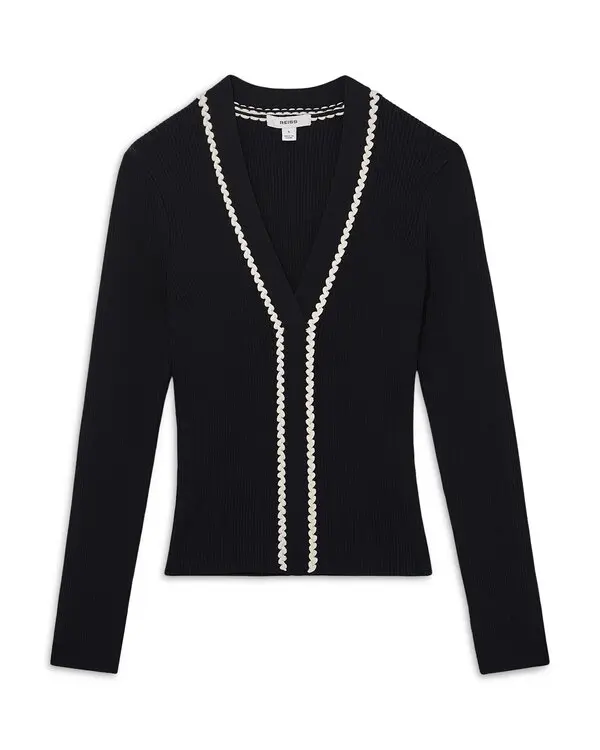 REISS Lauri Knit Top