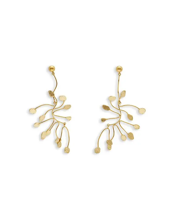 Cult Gaia Ilaria Statement Earrings - Gold