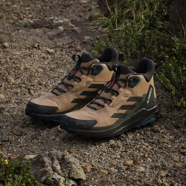 Adidas Terrex Anylander Mid Rain.rdy Hiking Shoes - Cardboard / Core Black / Shadow Olive