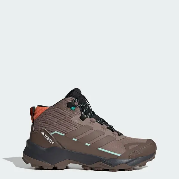 Adidas Terrex Skychaser Ax5 Mid Gore-tex Hiking Shoes - Trace Brown / Earth Strata / Semi Impact Orange