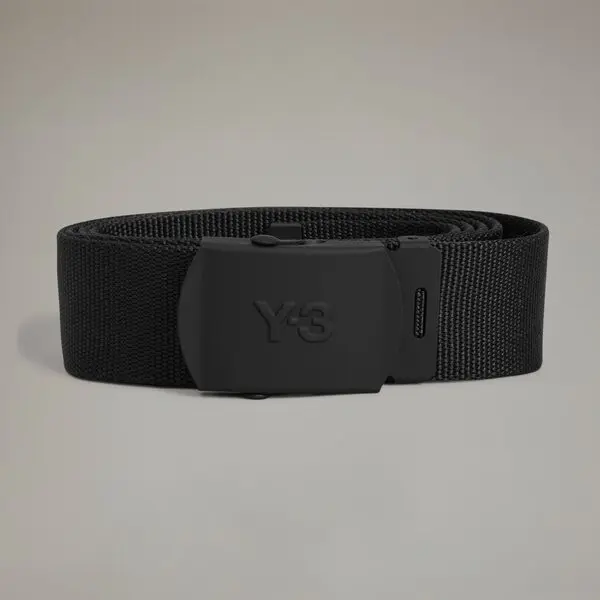 Adidas Y-3 Classic Logo Belt - Black