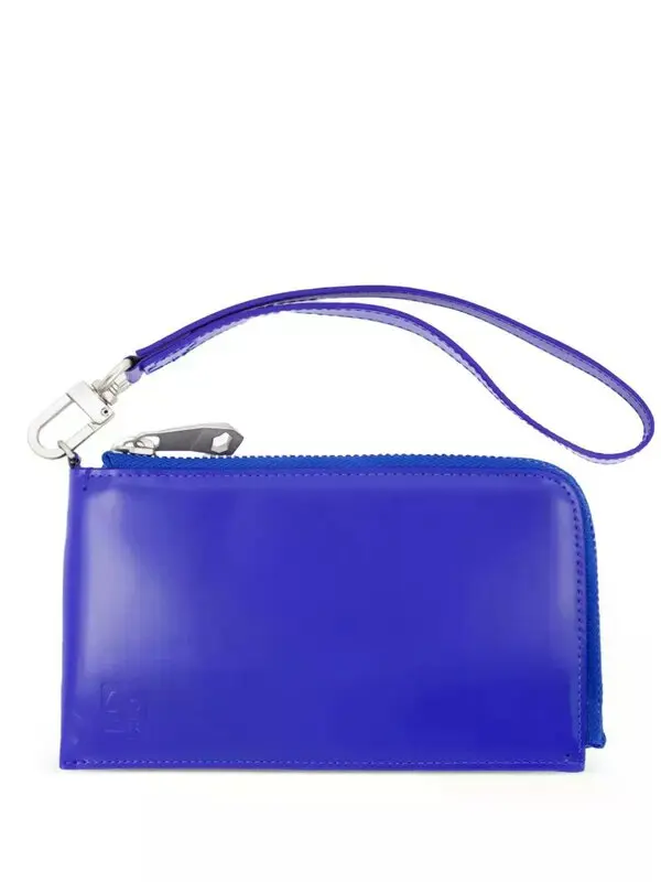 ADER ERROR Sig; Bl 02 Zip-fastening Wristlet Wallet - Blue
