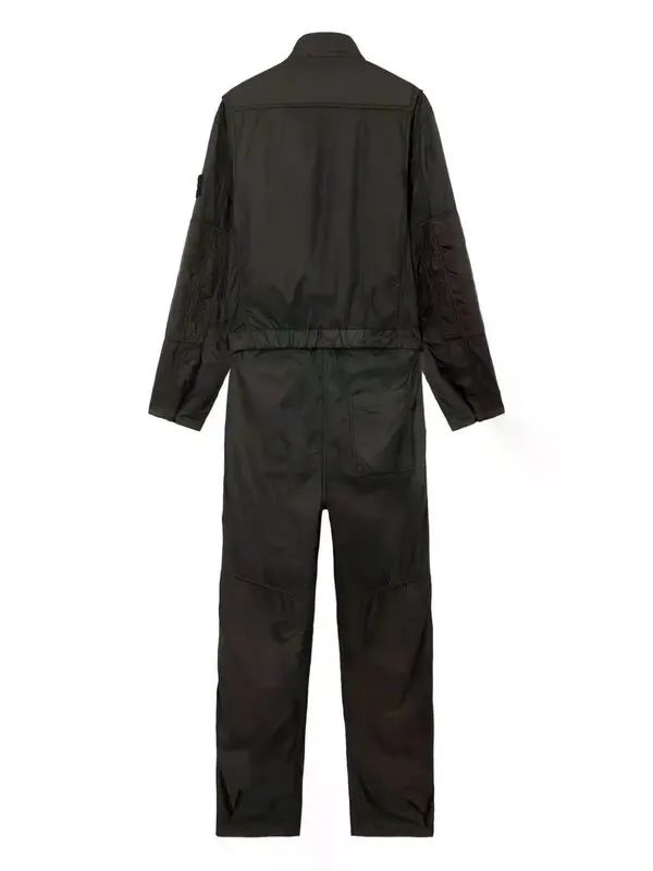 Stone Island Long-sleeved Jumpsuit With Pockets