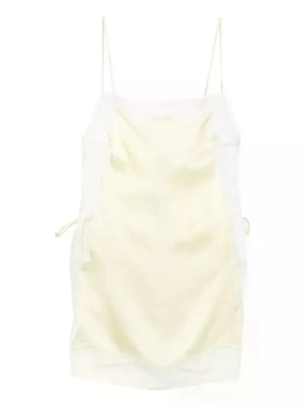 Kiki De Montparnasse Tiered Night Dress - Yellow