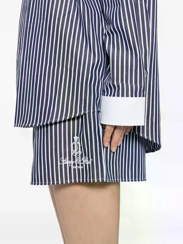 SPORTY & RICH Vendome Striped Shorts