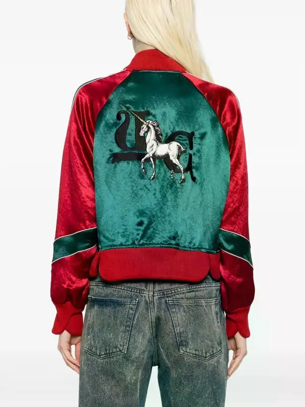UNDERCOVERISM Unicorn-embellished Bomber Jacket