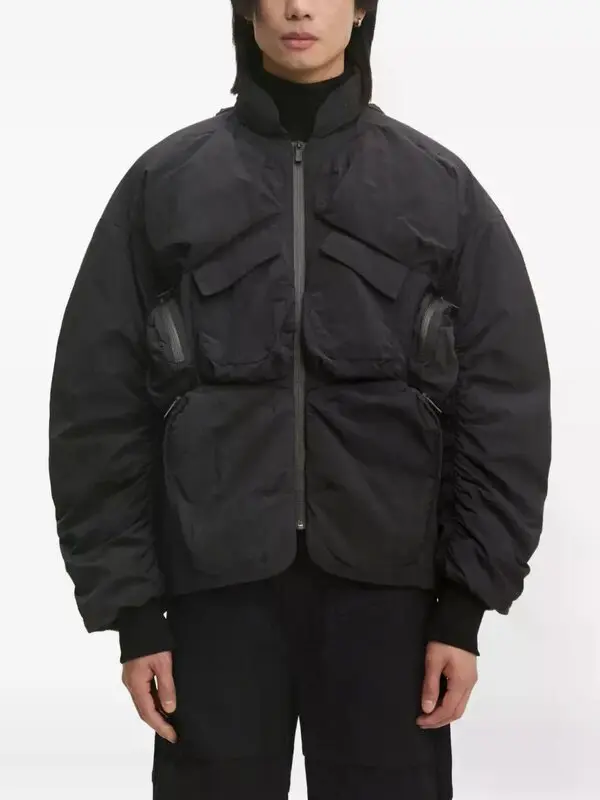 A. A. SPECTRUM Multi-pocket Padded Jacket - Black