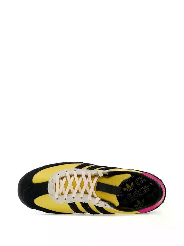 Adidas Sl 72 Og Three-stripe Leather Sneakers - Yellow