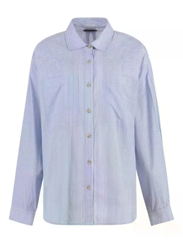 MOTHER Striped Cotton Shirt