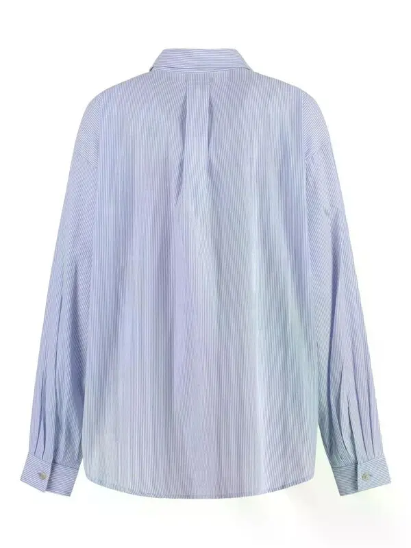 MOTHER Striped Cotton Shirt