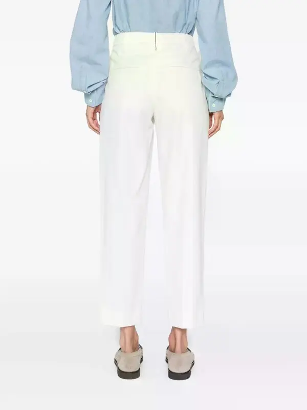 Brunello Cucinelli Pleated Cropped Trousers