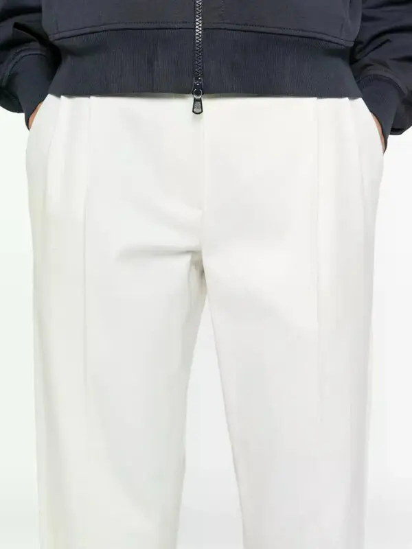 Brunello Cucinelli Pleated Cropped Trousers