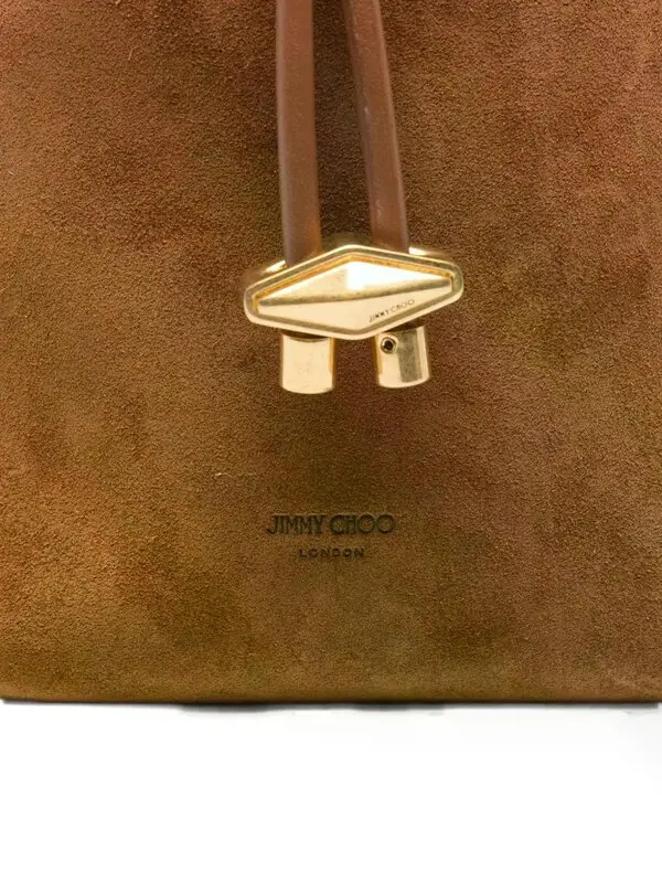JIMMY CHOO Cinch Drawstring Bucket Bag