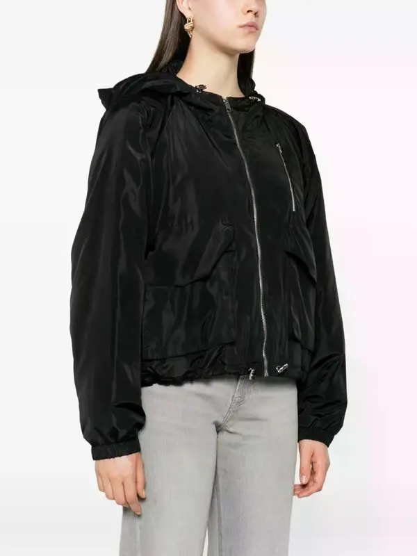 IRO PARIS Hooded Bomber Jacket With Pockets