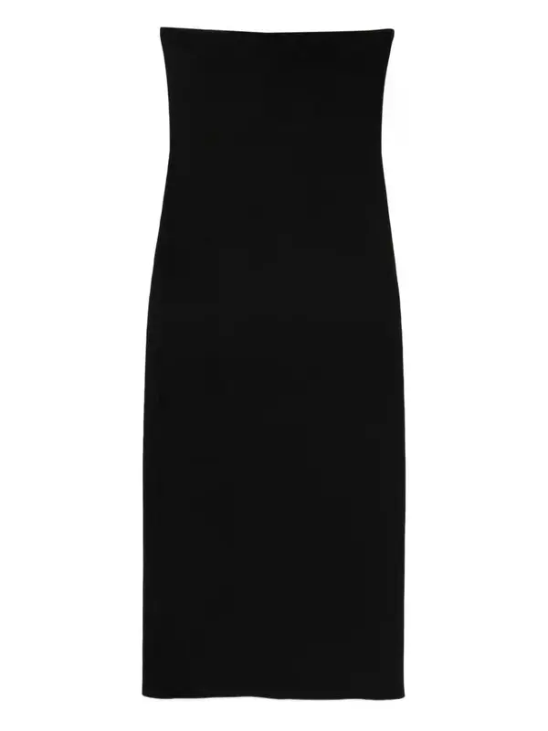 ANINE BING Strapless Midi Dress