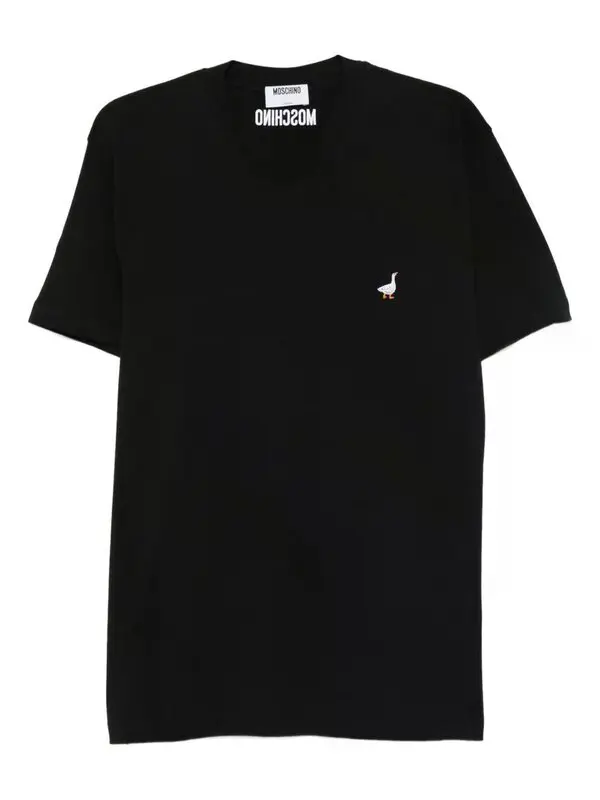Moschino Embroidered-goose T-shirt