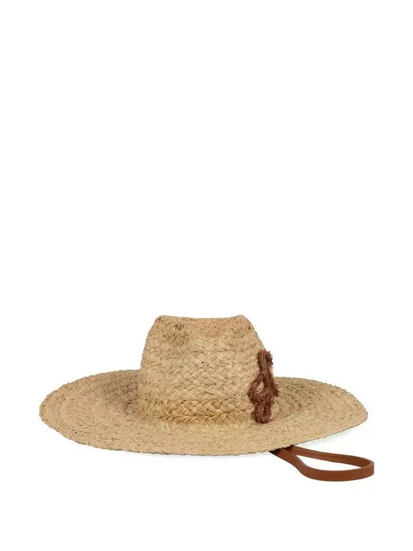 Ruslan Baginskiy Raffia Hat - Neutrals