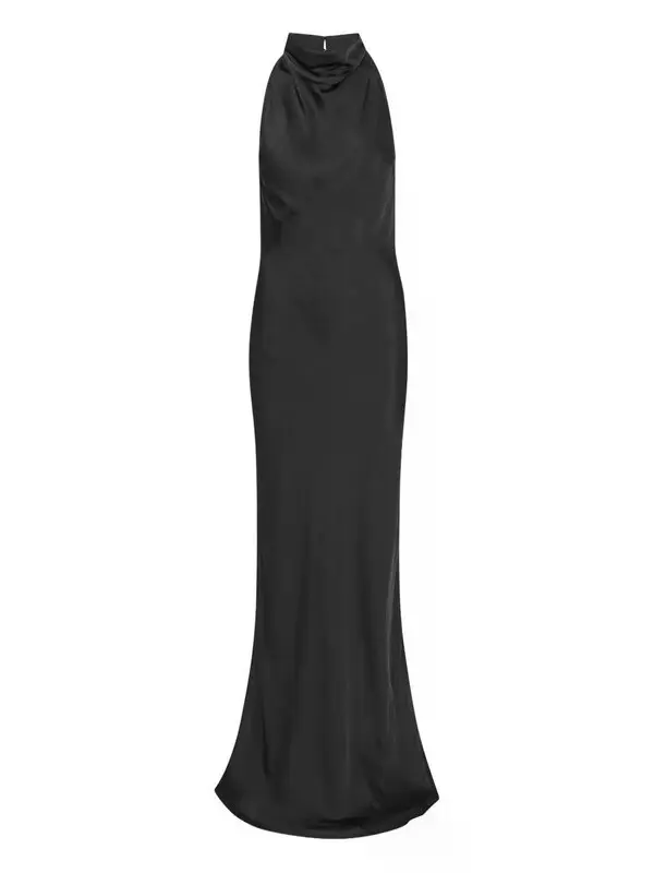 ROTATE BY BIRGER CHRISTENSEN Halter-neck Maxi Dress