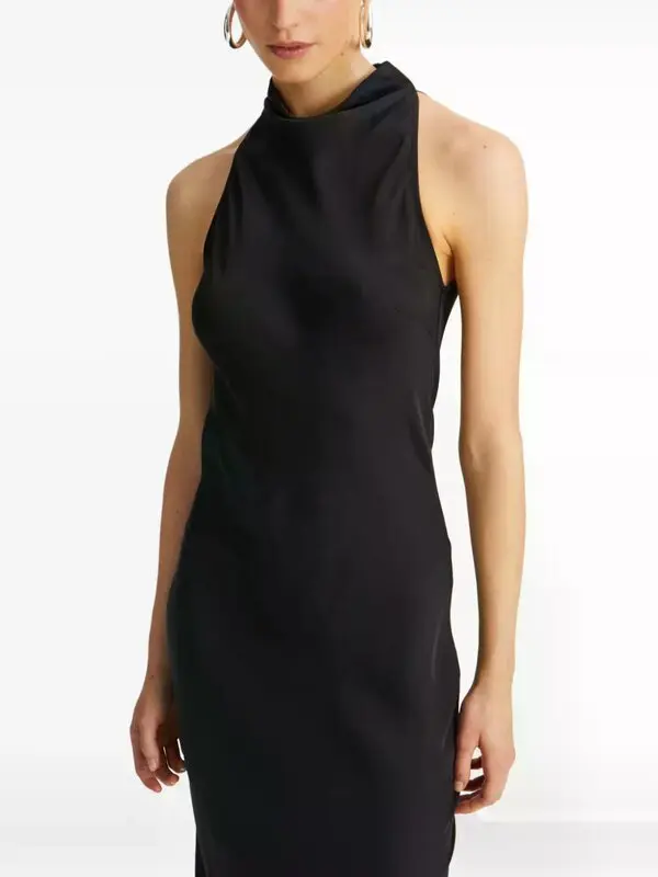 ROTATE BY BIRGER CHRISTENSEN Halter-neck Maxi Dress