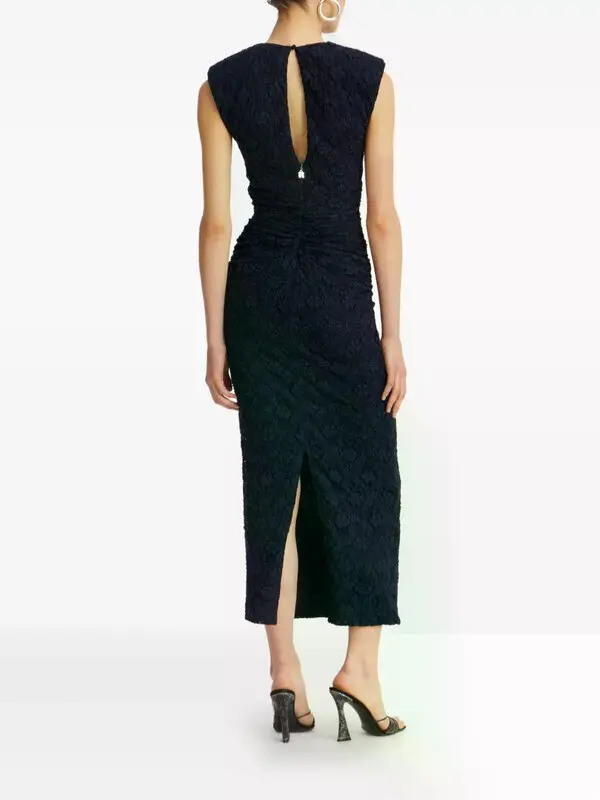 ROTATE BY BIRGER CHRISTENSEN Floral-lace Midi Dress - Blue
