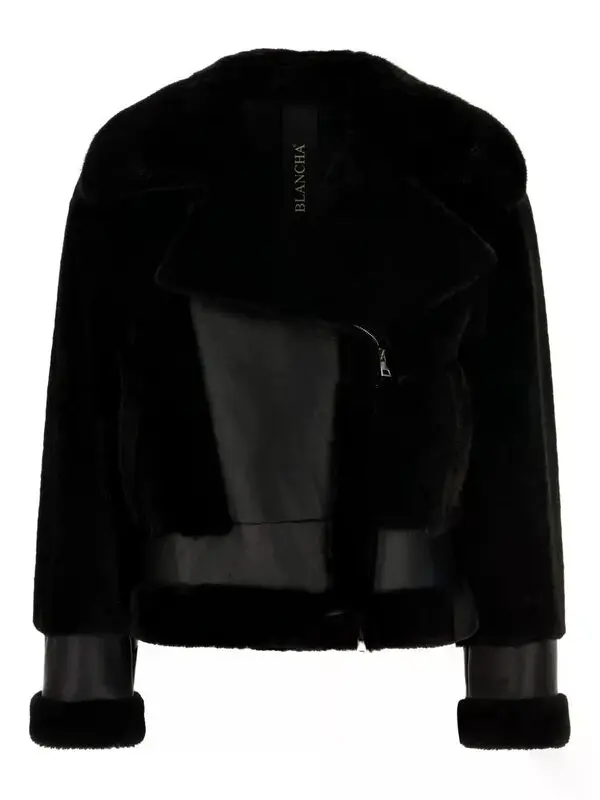 BLANCHA Leather Shearling Jacket