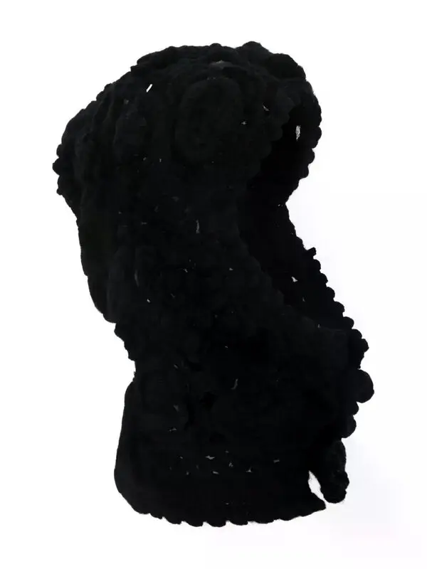 COMME DES GARÇONS TAO Floral Back-slit Balaclava