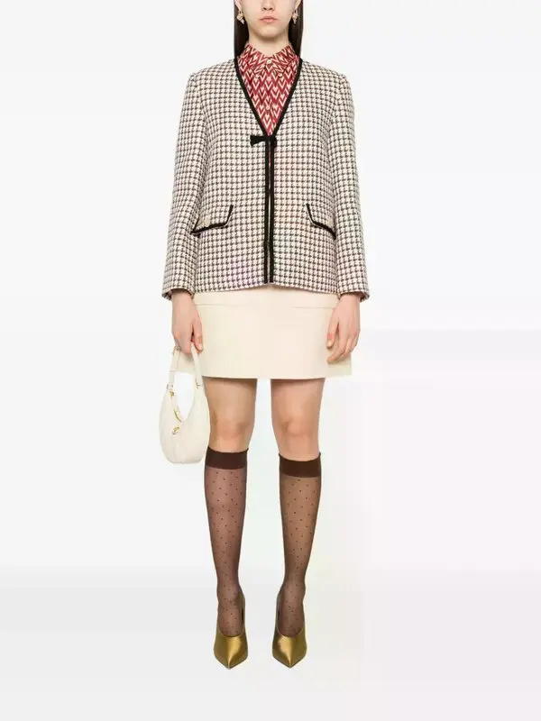 Valentino Garavani Light Tweed Pied De Poule Jacket