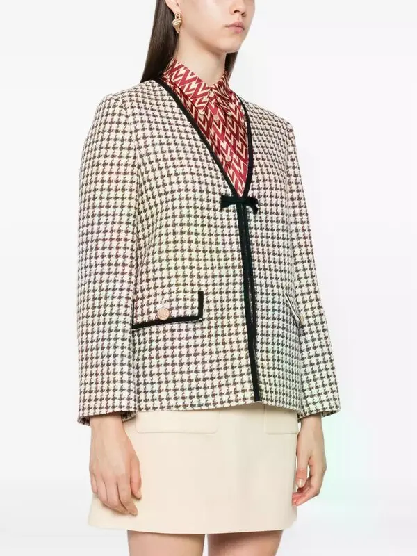 Valentino Garavani Light Tweed Pied De Poule Jacket