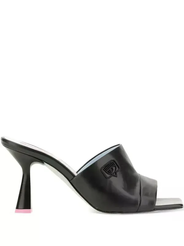 CHIARA FERRAGNI 85 Mm Square-toe Heeled Sandals