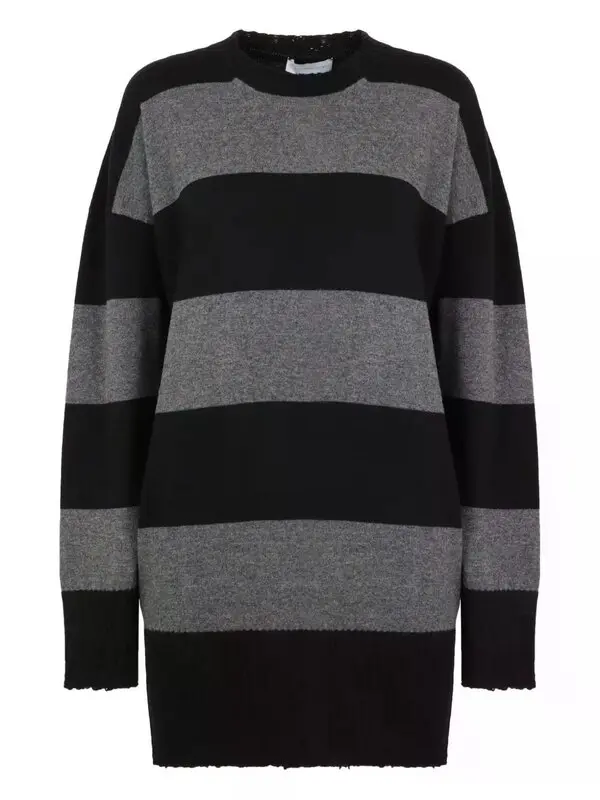 Stella McCartney Striped Ribbed Knit Dress