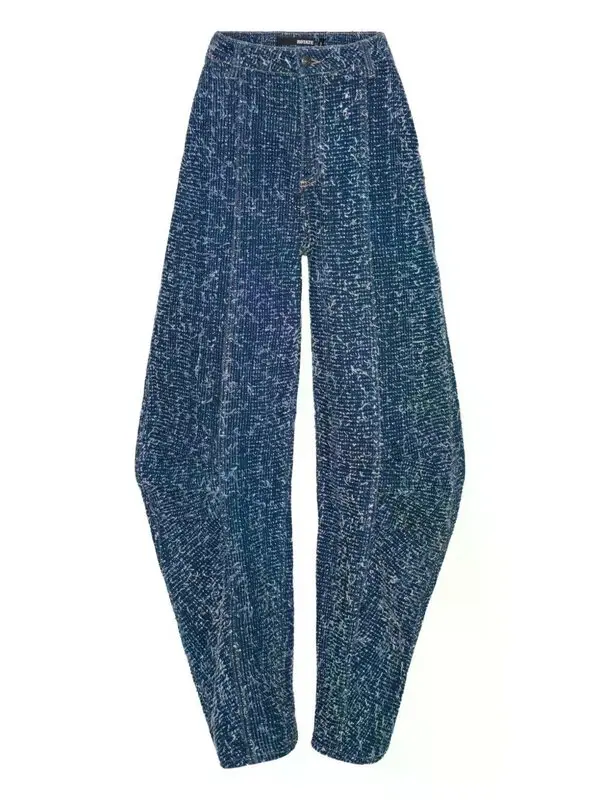 ROTATE BY BIRGER CHRISTENSEN Bubble Hem Trousers - Blue