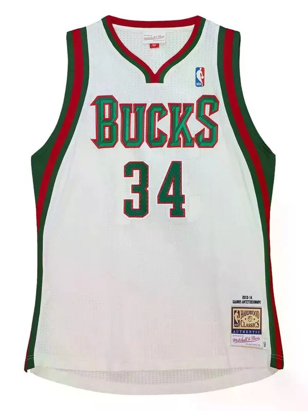 Mitchell & Ness Bucks 2013 Giannis Antetokounmpo Jersey - White