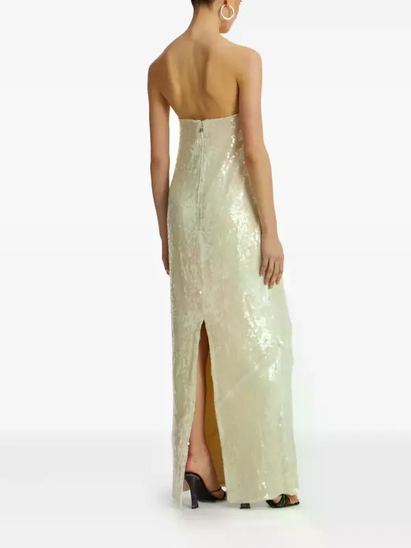 ROTATE BY BIRGER CHRISTENSEN Sequin Embellished Maxi Dress