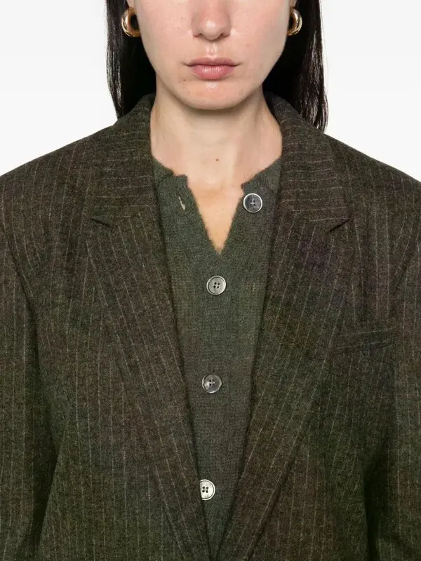 Isabel Marant Étoile Pinstripe Single-breasted Blazer - Brown