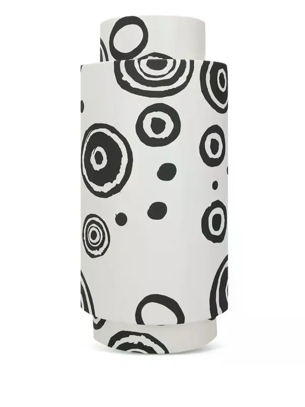 10 CORSO COMO X Bitossi Ceramiche Circle-print Ceramic Vase - White