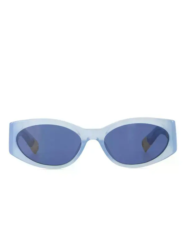 Jacquemus The Ovalo Sunglasses - Blue