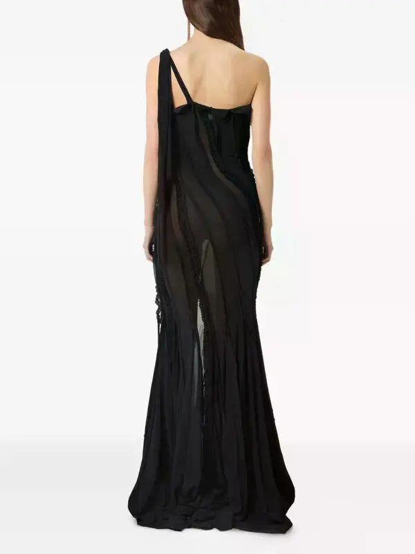 Blumarine Draped Evening Gown