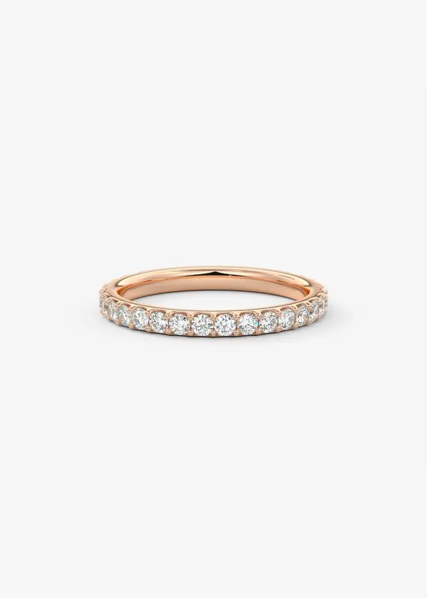 FRANK DARLING The Classic Diamond Eternity Band - Yellow Gold