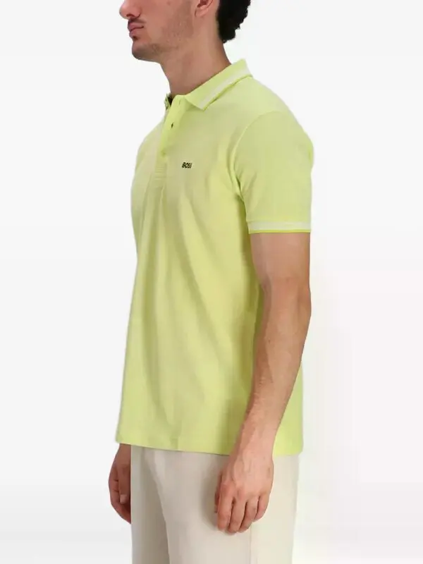 BOSS Striped-trim Polo Shirt
