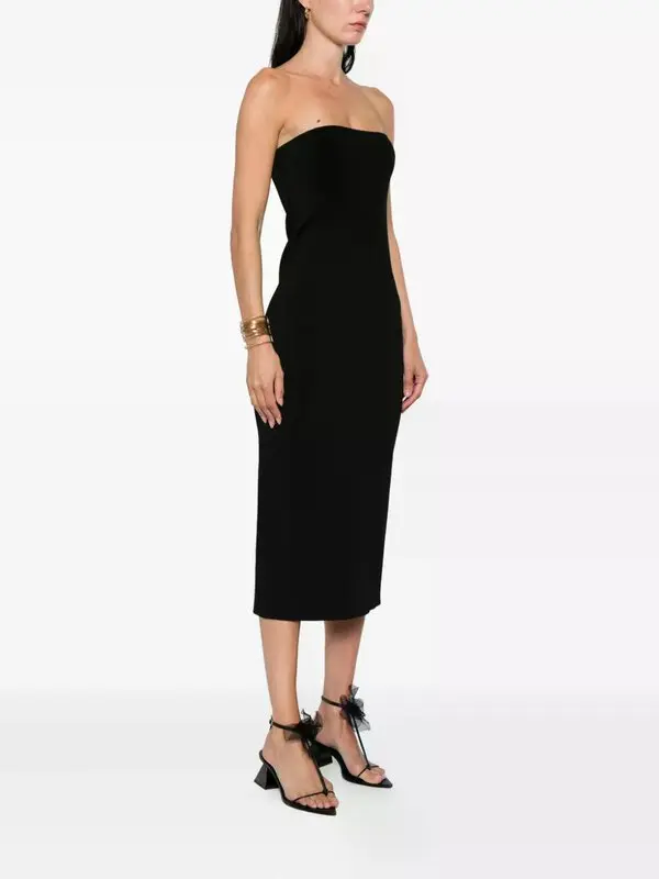 ANINE BING Strapless Midi Dress